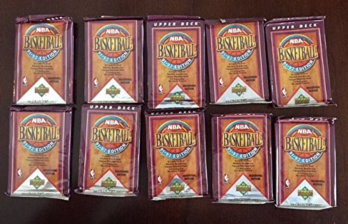 Lot of 10 Sealed 1991 92 Upper Deck Basketball Card Un-opened Packs. BONUS Michael Jordan Card with each lot!!!