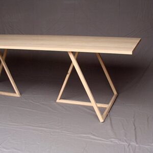 Geometric Dining Table - Solid White Oak On Sale