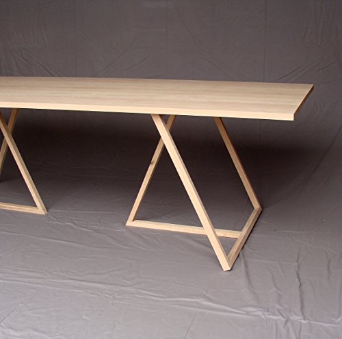 Geometric Dining Table - Solid White Oak On Sale