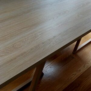 Geometric Dining Table - Solid White Oak On Sale