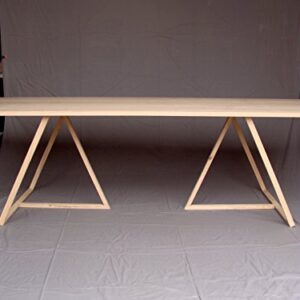 Geometric Dining Table - Solid White Oak On Sale