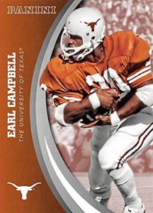 earl campbell football card (texas longhorns) 2015 panini team collection #20