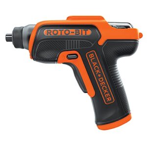 black+decker 4v max cordless screwdriver with bit storage, 180 rpm, battery included (bdcs50c)