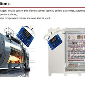 LM YN Digital Thermostat Module K-Type DC 24V -30℃ to 999℃ Temperature Controller Board Electronic, TEM Control Module Switch Red Digital Display