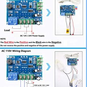 LM YN Digital Thermostat Module K-Type DC 24V -30℃ to 999℃ Temperature Controller Board Electronic, TEM Control Module Switch Red Digital Display