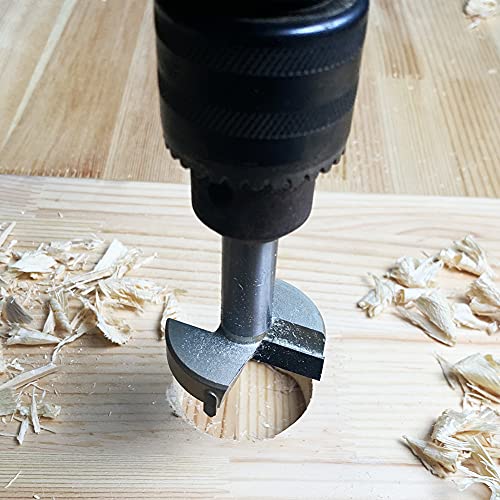 AUTOTOOLHOME 2" Forstner Bit Carbide Tipped Auger Drill Bit Woodworking Boring Bits Drilling for Wood Door Window Hinge Hole Saw 50mm Wood Cutter