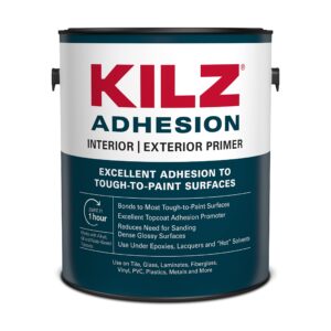 kilz adhesion primer, interior/exterior, 1 gallon