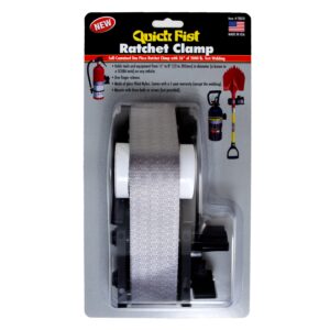 quick fist 70070 ratchet clamp for mounting tools & equipment, 1/2" to 8" in diameter