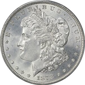 1878-P Morgan Silver Dollar 7T Reverse of 1879 MS64 PCGS