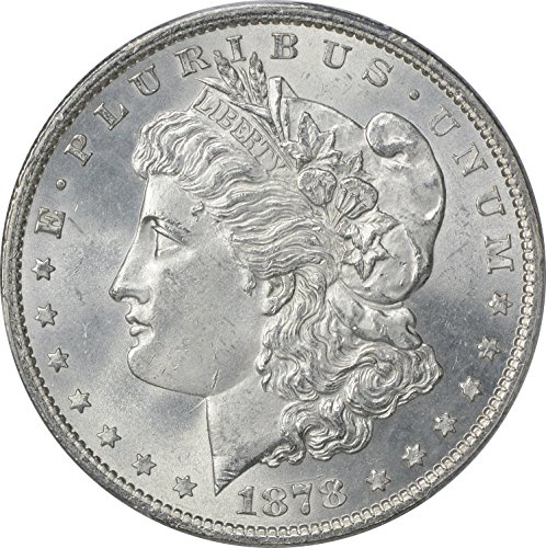 1878-P Morgan Silver Dollar 7T Reverse of 1879 MS64 PCGS