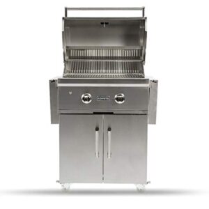 coyote c-series 28-in. propane gas grill, 2-burner freestanding grill, 40,000 btus  - c1c28lp-fs