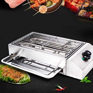 1800W Electric Indoor outdoor Grill Portable BBQ Griddle Countertop Commercial Home Electric Countertop Griddle Smokeless Barbecue Oven Grill For BBQ Equipment