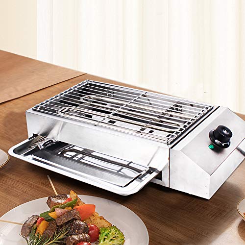 1800W Electric Indoor outdoor Grill Portable BBQ Griddle Countertop Commercial Home Electric Countertop Griddle Smokeless Barbecue Oven Grill For BBQ Equipment