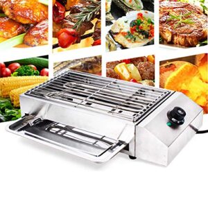 1800W Electric Indoor outdoor Grill Portable BBQ Griddle Countertop Commercial Home Electric Countertop Griddle Smokeless Barbecue Oven Grill For BBQ Equipment