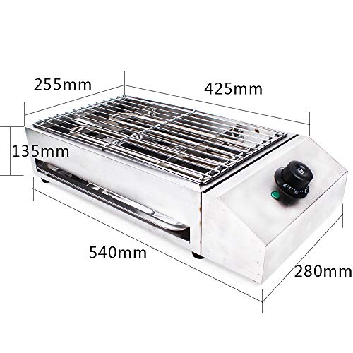 1800W Electric Indoor outdoor Grill Portable BBQ Griddle Countertop Commercial Home Electric Countertop Griddle Smokeless Barbecue Oven Grill For BBQ Equipment