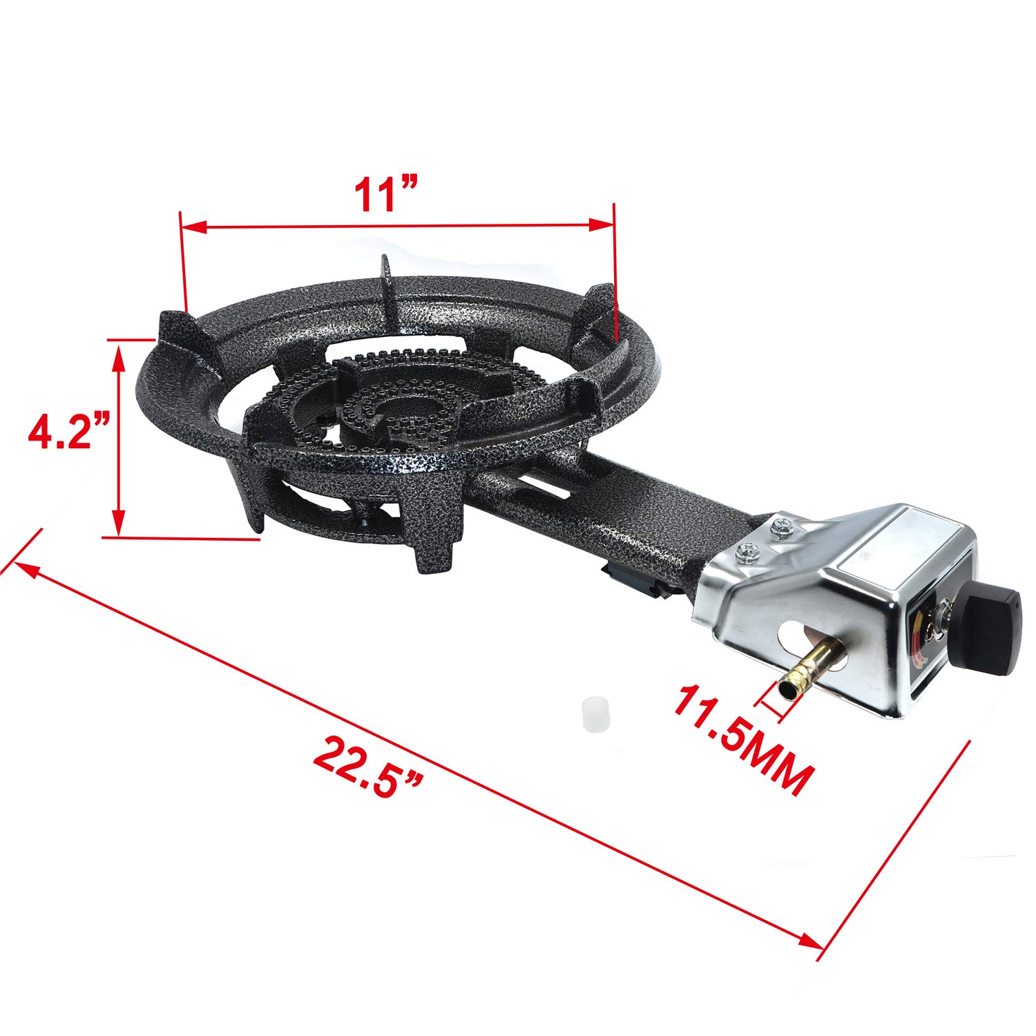 HTTMT- Portable Propane 32,000 BTU Gas Burner Stove Jumbo Super Supergas Camp Camping Tailgating [P/N:ET-COOK004-31A-IRONCAST]