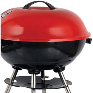 Brentwood BB-1701 BBQ Grill Portable Charcoal,17-inch,Red