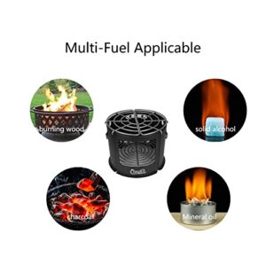 CNKLSUN Portable Charcoal Grills,Compact Camping Stove BBQ Grill Collapsible with Carrying Bag for Outdoor Cooking,Patio Backyard Picnic, Backpacking