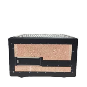 japanese hibachi yakitori grill diatomite stone 12.5x9x7.8" with cover