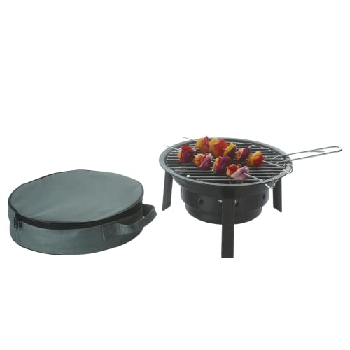 CUE WAY Portable Charcoal Grill, Tabletop bbq,camping stove