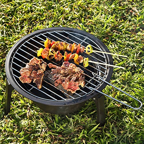 CUE WAY Portable Charcoal Grill, Tabletop bbq,camping stove