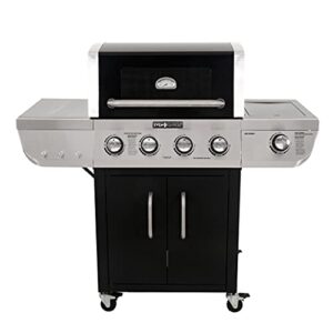 even embers gas1466as four burner grill, black