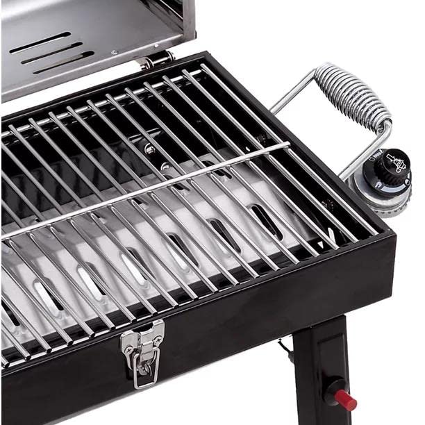 200 Liquid Propane, (LP), Portable Stainless Steel Gas Grill