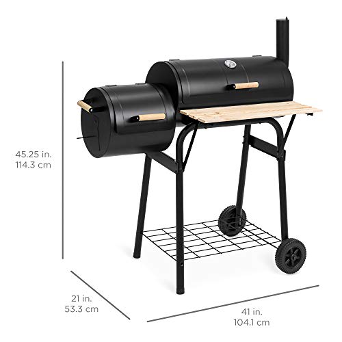 Best Choice Products BBQ Grill Charcoal Barbecue Patio Backyard Home Meat Cooker Smoker