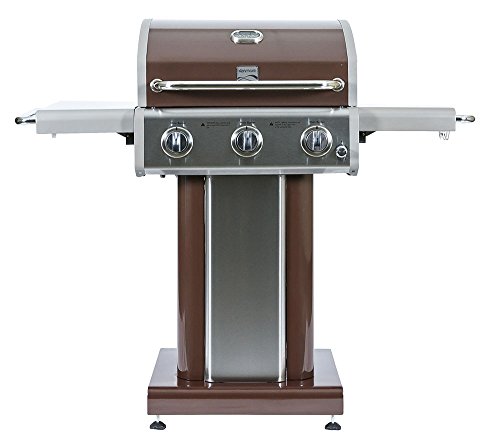 Kenmore 3 Burner Outdoor Patio Gas BBQ Propane Grill in, Mocha