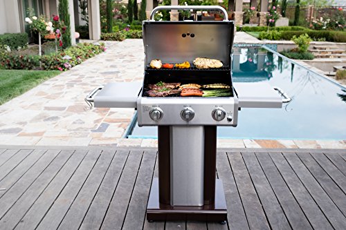 Kenmore 3 Burner Outdoor Patio Gas BBQ Propane Grill in, Mocha