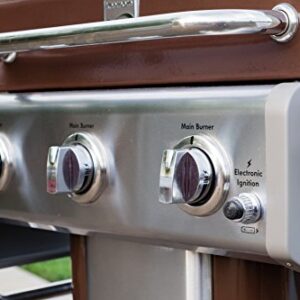 Kenmore 3 Burner Outdoor Patio Gas BBQ Propane Grill in, Mocha