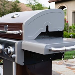 Kenmore 3 Burner Outdoor Patio Gas BBQ Propane Grill in, Mocha