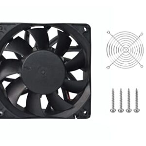 Replacement Charcoal Grill Digital Fan Kit, Compatible with Gravity Series 560/800/1050 XL Digital Charcoal Grill and Smoker Accessories, With Stainless Steel Fan Guard, Dust and Waterproof Fan, Easy to install