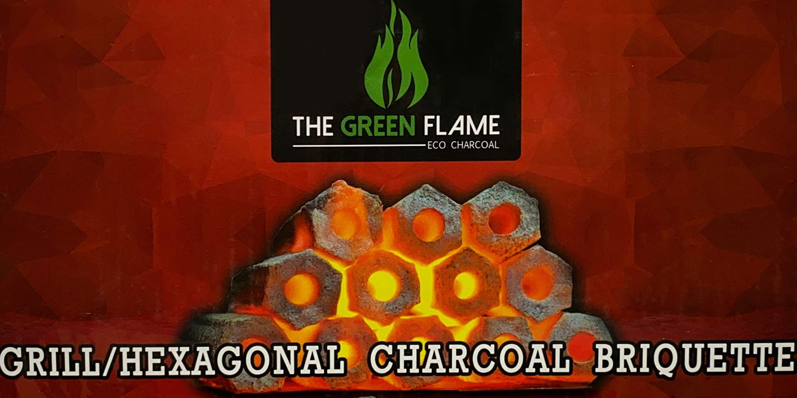 The Green Flame – Natural The Green Flame Shell Charcoal – Premium Starter Logs for Smoker Grill, BBQ or Fire Ovens – Eco Friendly and Sustainable Lump Charcoal