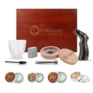 Cocktail Smoker Kit, Luxurious Torch amp, 2 Glass. Whiskey Smoker and old Fashioned Cocktails, Drink Smoker Infuser Kit, Fancy Premium and best Bourbon Gifts box Set for Men, Husband, Father, Brother