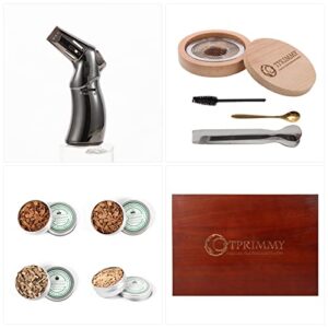 Cocktail Smoker Kit, Luxurious Torch amp, 2 Glass. Whiskey Smoker and old Fashioned Cocktails, Drink Smoker Infuser Kit, Fancy Premium and best Bourbon Gifts box Set for Men, Husband, Father, Brother