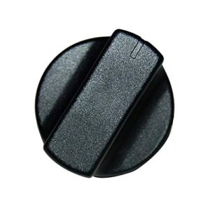 2" black plastic control knob for broilmaster gas grills