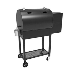 LifePro SCSP760LP 510 Square Inch Barrel Precision Wood Pellet Smoker Grill with Digital Control, 2 Grates for Large Cook Surface