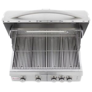 Blaze LTE 32-Inch 4-Burner Built-In Natural Or Propane Gas Grill With Rear Infrared Burner & Grill Lights - BLZ-4LTE-NG Or BLZ-4LTE-LP (32" Natural Gas)