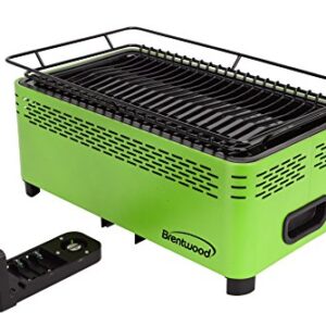 Brentwood BBF-31G Smokeless Portable BBQ, Non-Stick, Green