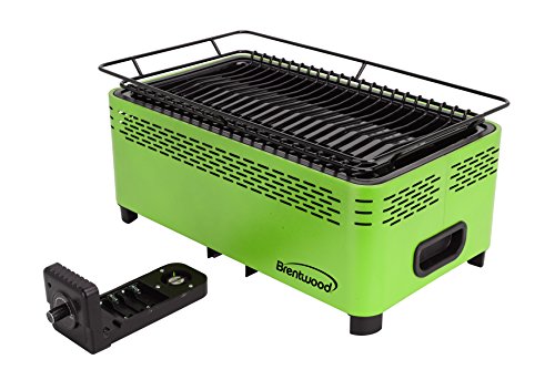 Brentwood BBF-31G Smokeless Portable BBQ, Non-Stick, Green