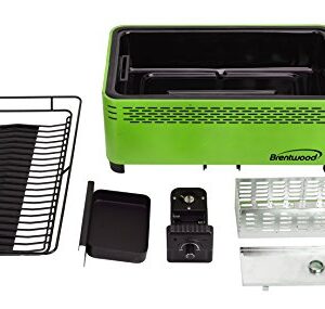 Brentwood BBF-31G Smokeless Portable BBQ, Non-Stick, Green