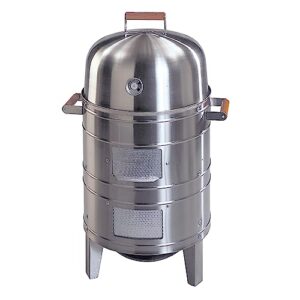 americana stainless steel charcoal water smoker