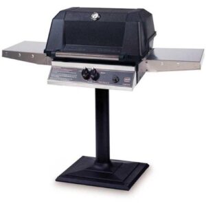 mhp gas grills wnk4dd natural gas grill w/ searmagic grids on bolt down post