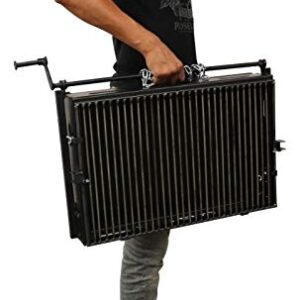 Portable Charcoal Grill, Steel Rods Style