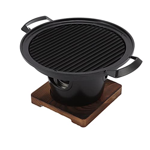 VBESTLIFE Small Tabletop Grill, Portable Charcoal Grill, Prevent Sticking, Smokeless Charcoal Grill for Indoor, Home BBQ Grill, Practical