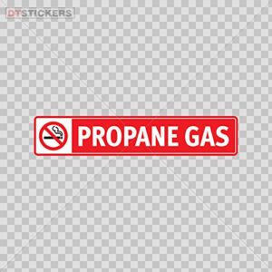 decoration vinyl stickers propane gas no smoking decoration vinyl 5 x 0.97 in.