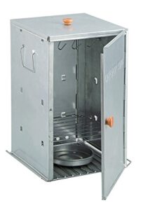 captain stag m-6547 barbecue smoker, advanced folding smoker, smoke compatible