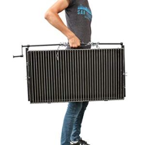 Portable Charcoal Grill, XL Version, Steel Rods Style