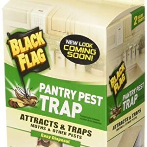 Black Flag Pantry Pest Traps - 8 Total(4 Packages with 2 Traps Each)